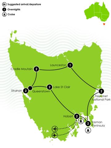 Two Week (14 Day) Best of Tasmania Self-Drive Road Trip